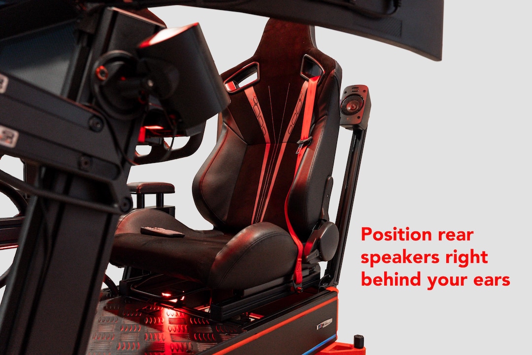 SIM Racing Aluminum Profile Speaker Mounts - Etsy