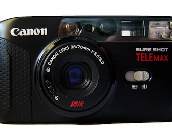 Canon Sure Shot Max Date 38mm F/3.5 Vintage Film 35mm Point Shoot ...