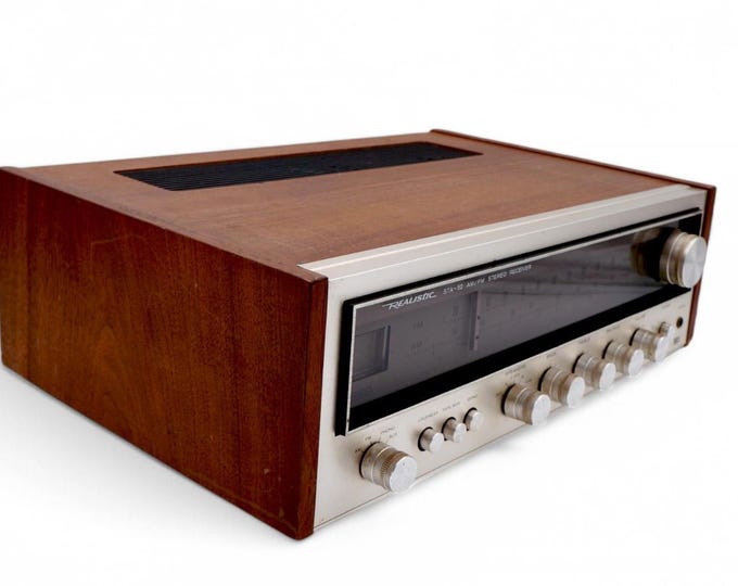 Vintage Realistic STA-52 Silver Face Wood AM/FM Stereo Receiver ...