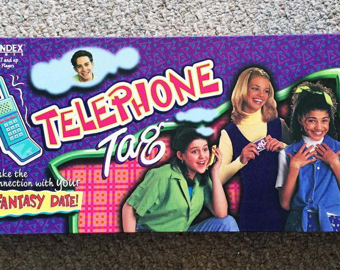 Vintage Fundex Telephone Tag Fantasy Date Board Game Tested Complete ...