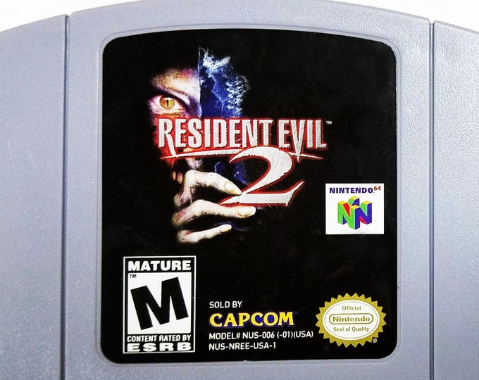 Vintage Resident Evil 2 Nintendo 64 Tested Works Very Clean - Etsy