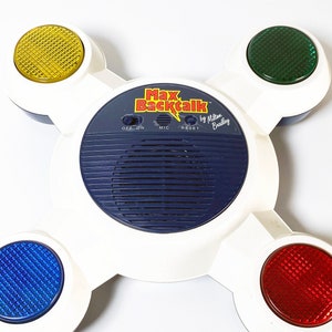 Vintage Max Backtalk Game Electronic Game Toy Tested Works 1986 80s ...