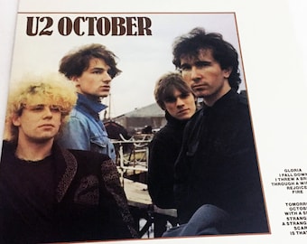 U2 October Album Cover