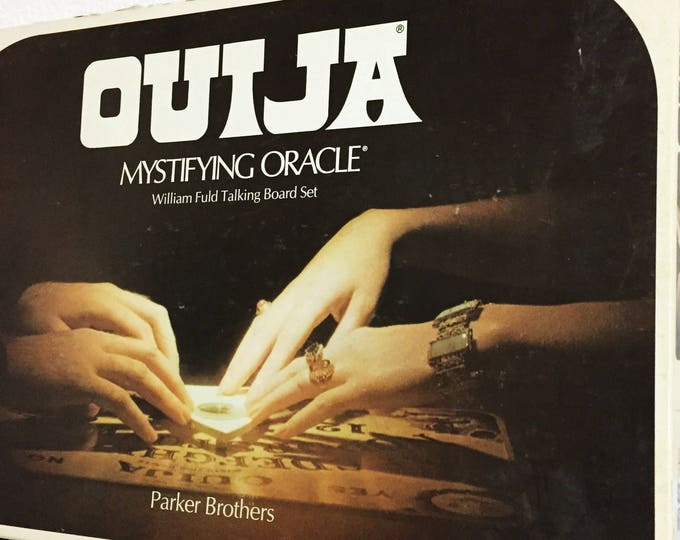 Vintage 1972 Ouija Board William Fuld Salem Mass Parker Brothers No 600 ...