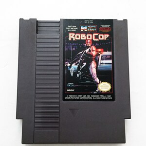 Vintage Robocop Nintendo NES Video Game Original 1988 Robo Cop Video ...