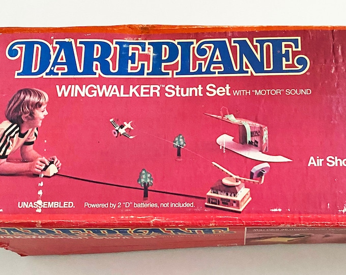 Vintage 1978 Mattel Dareplane Wingwalker Stunt Set Airplane Toy 1970s 70s Games - Etsy
