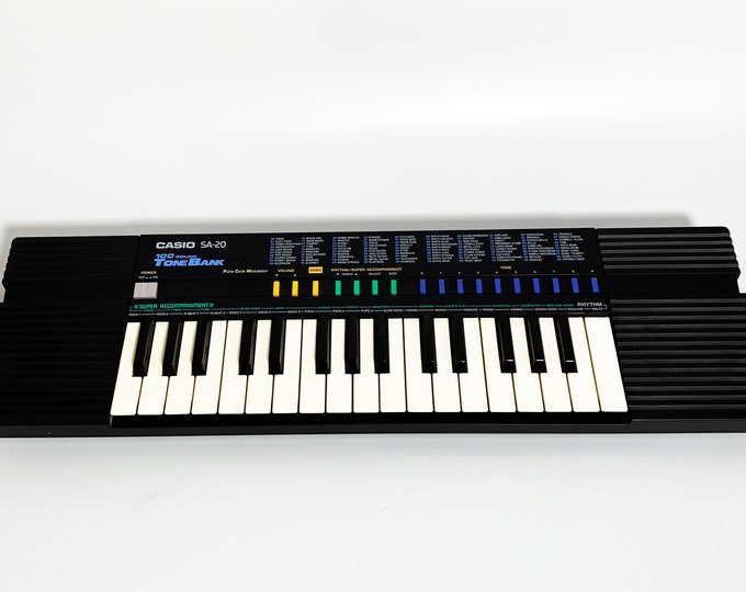 RARE Casio SA-20 Tone Bank Mini Keyboard SA 20 Synth Drum Machine ...