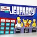 The Simpsons Jeopardy Board Game Homer Bart 100% Complete in Box ...