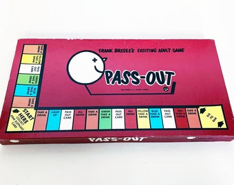 Pass Out Board Game - Etsy