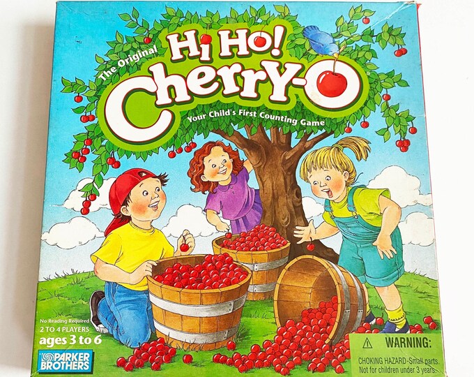 Vintage Hi-ho Cherry-o 1994 Board Game Complete Parker Brothers Toy ...