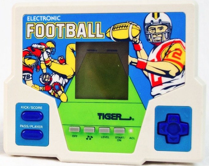 Vintage Tiger Electronic Football Handheld Video Game 1980s - Etsy