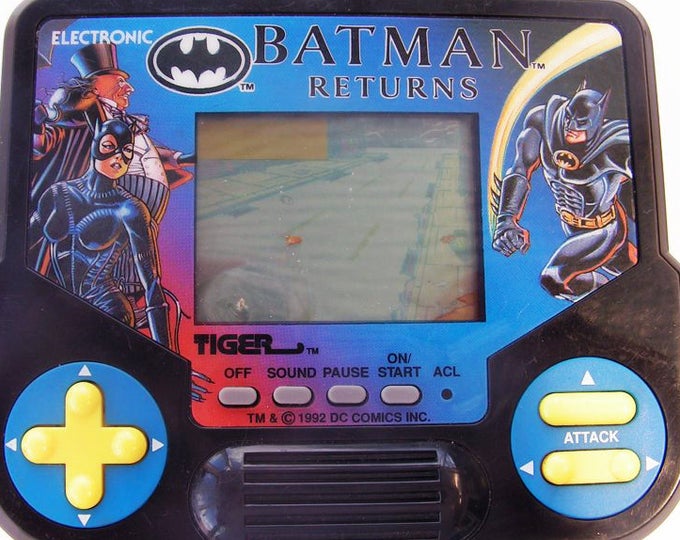 Vintage Batman Returns 1992 Tiger Electronics Handheld Video Game Toy ...