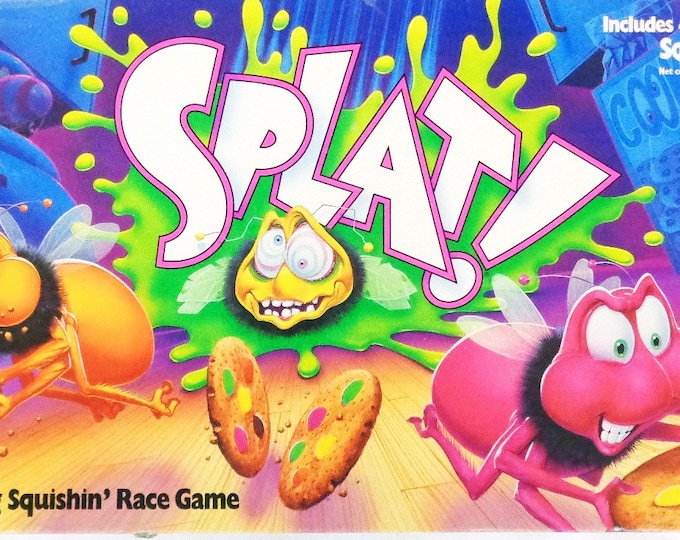 Vintage Splat! Board Game Milton Bradley 1990 Complete Toy With Dough ...