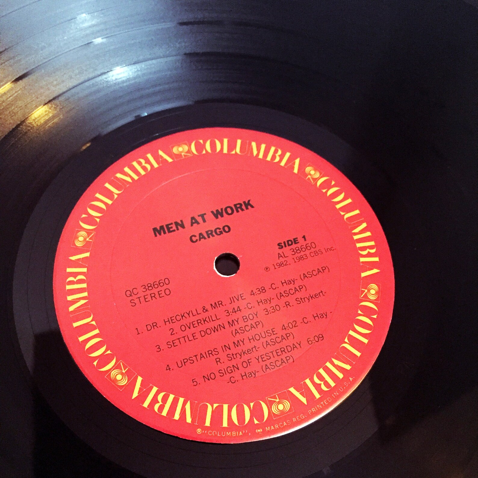 Vintage Men at Work Cargo Original LP Record Album Vinyl - Etsy