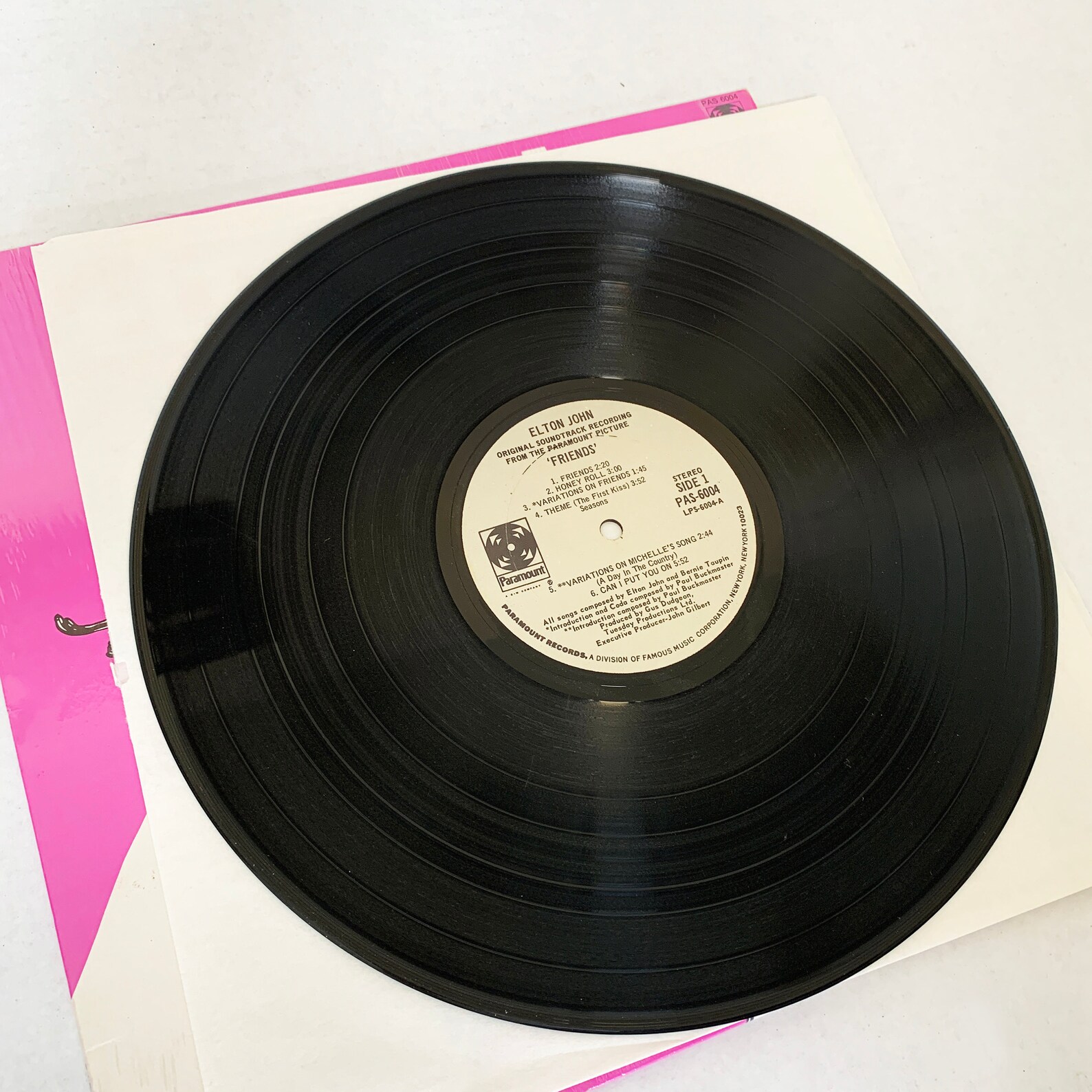 Vintage Elton John Friends Film Soundtrack LP Record Vinyl | Etsy