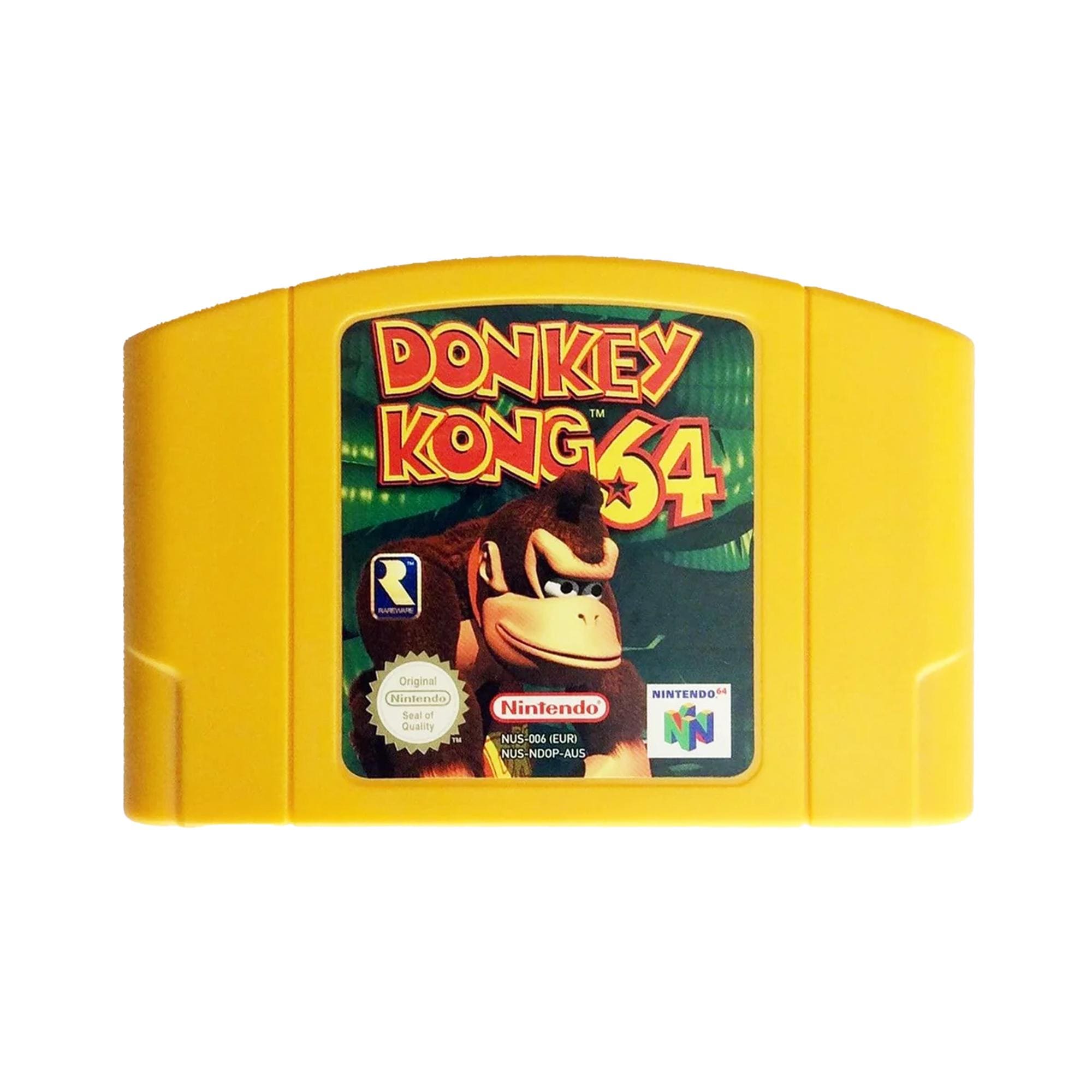 Vintage Donkey Kong 64 Nintendo 64 Tested Works Very Clean N64 Video Game 90s Video Game
