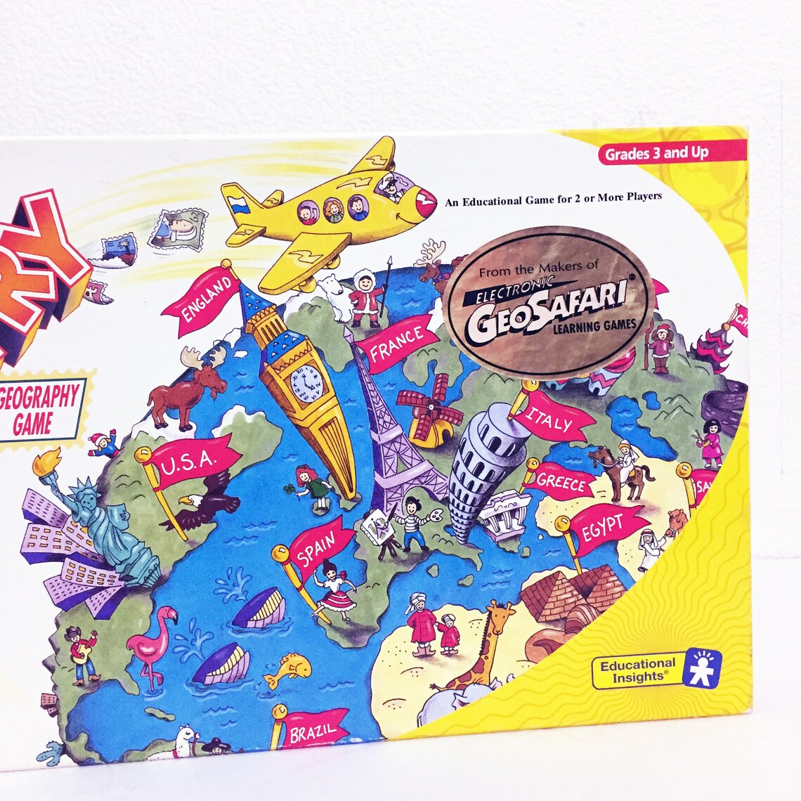 Vintage Name That Country Board Game Educational Learning Game - Etsy