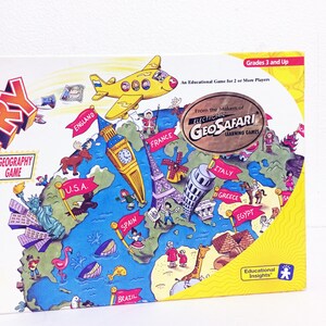 Vintage Name That Country Board Game Educational Learning Game by ...