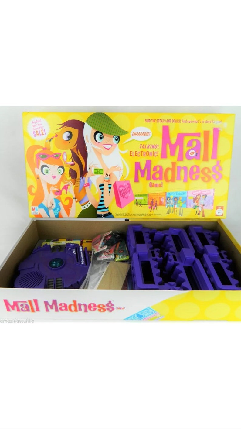 Vintage Mall Madness Shopping Board Game 100% Complete - Etsy