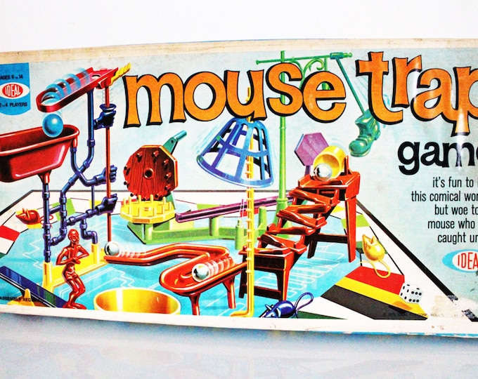 Vintage Mouse Trap Game by Ideal 100% Complete and Excellent Condition ...