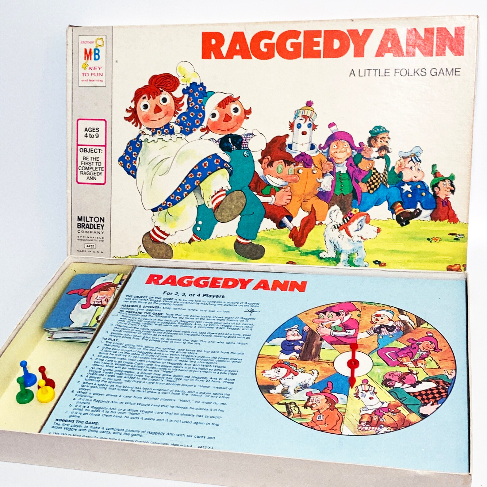 Vintage Raggedy Ann A Little Folks Game Board Game Milton - Etsy