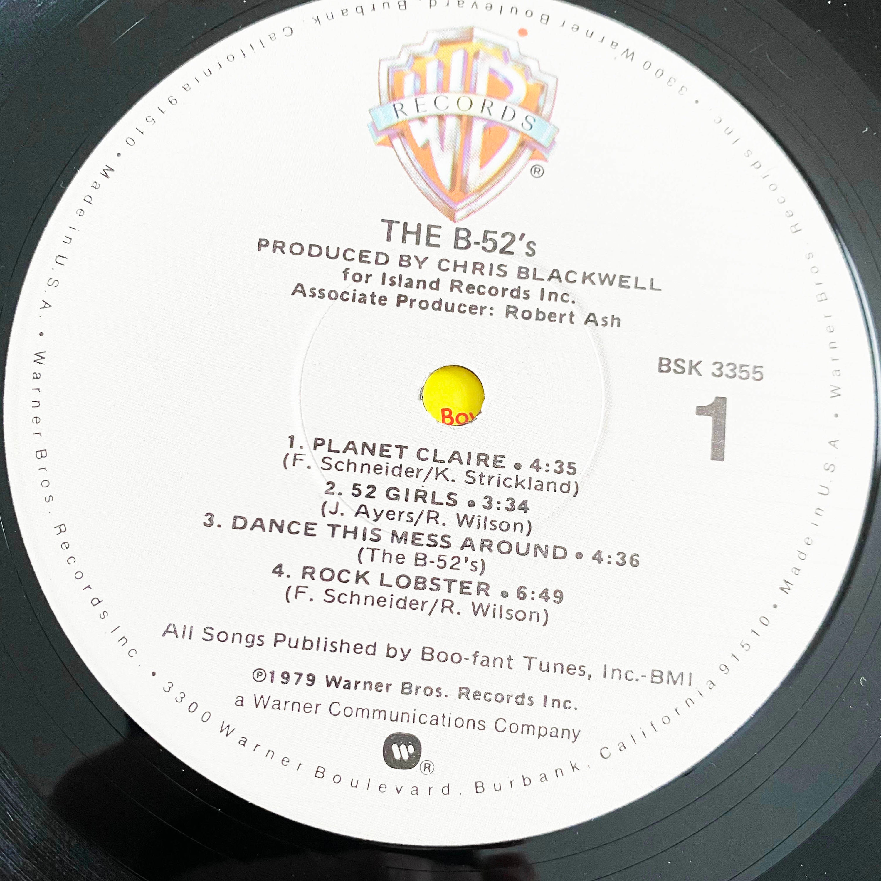 Vintage 1979 the B-52s Debut Self Titled Album Vinyl Record 70s 1970s ...