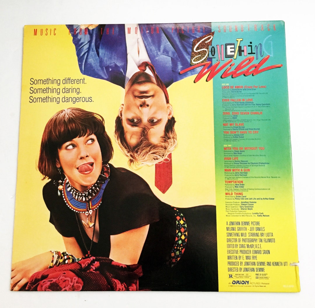 Vintage Something Wild Motion Picture Soundtrack LP Record Vinyl 12 ...