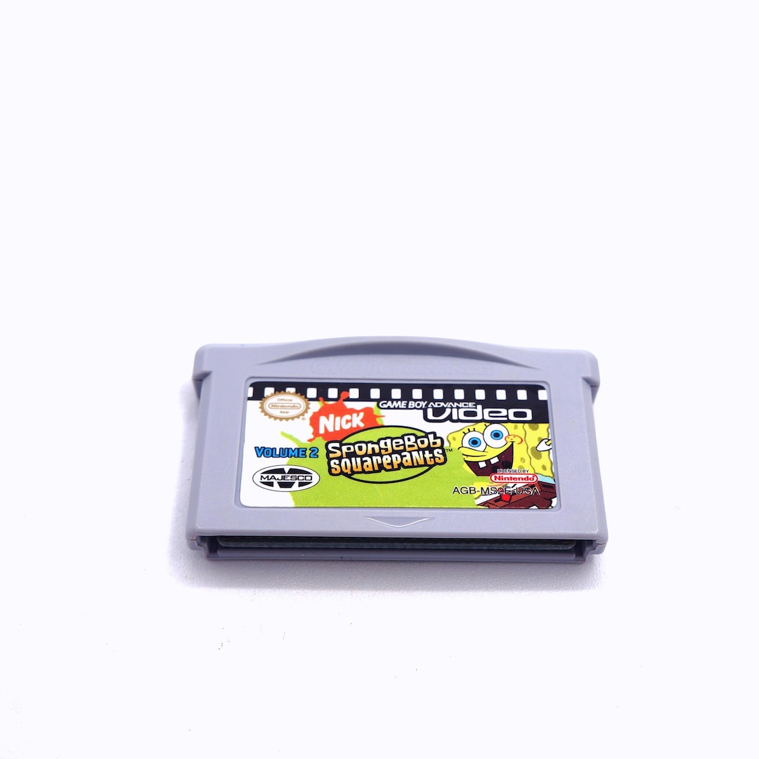 Nintendo Spongebob Squarepants Volume 2 Gameboy Advance GBA Video Game ...