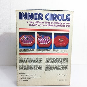 Vintage Inner Circle Game Board Game by Milton Bradley Complete 1981 ...