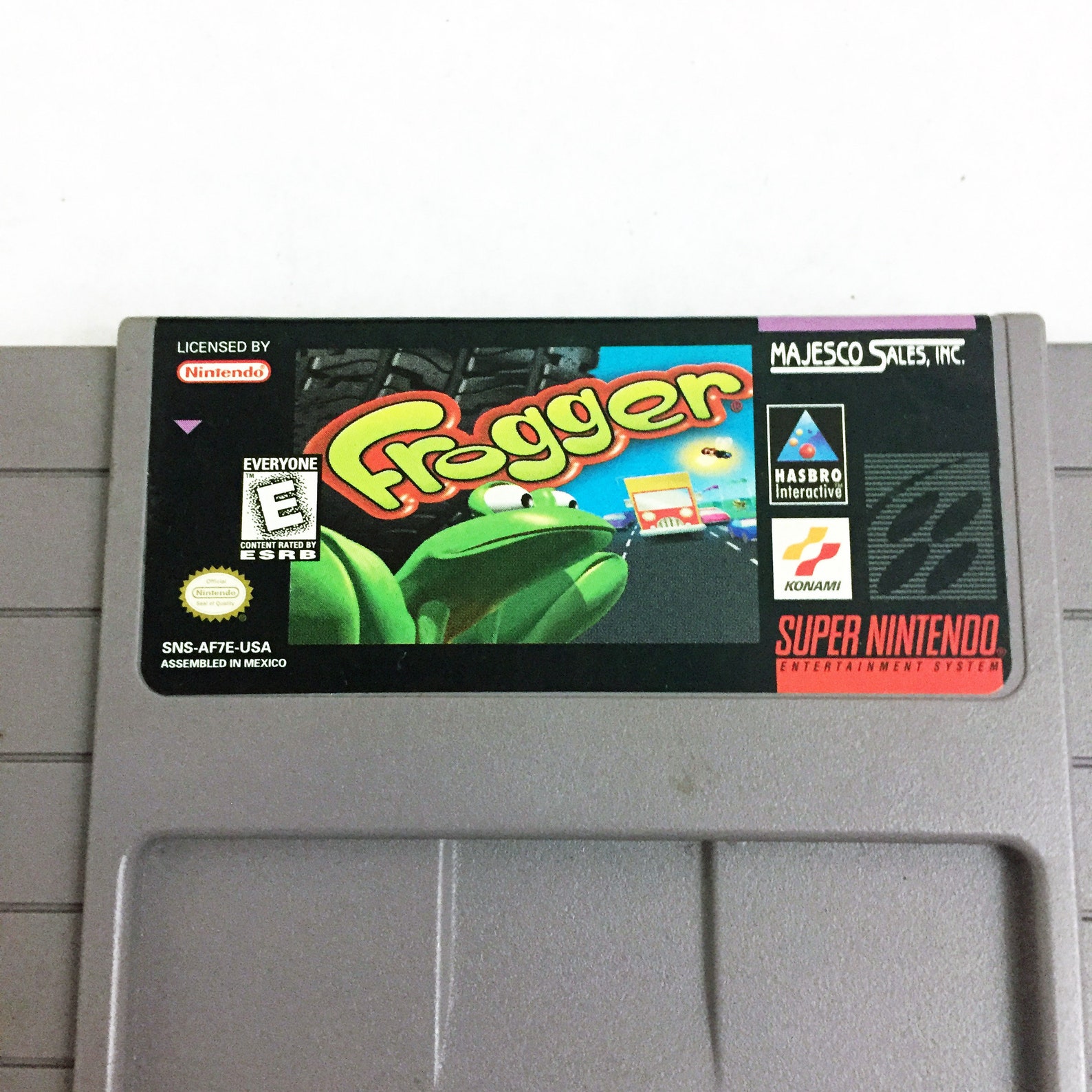 Vintage SNES Frogger Super Nintendo Video Game Tested - Etsy