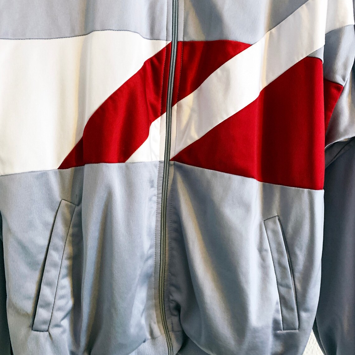 Vintage Main Event Silver and Red Track Athletic Jacket Size | Etsy