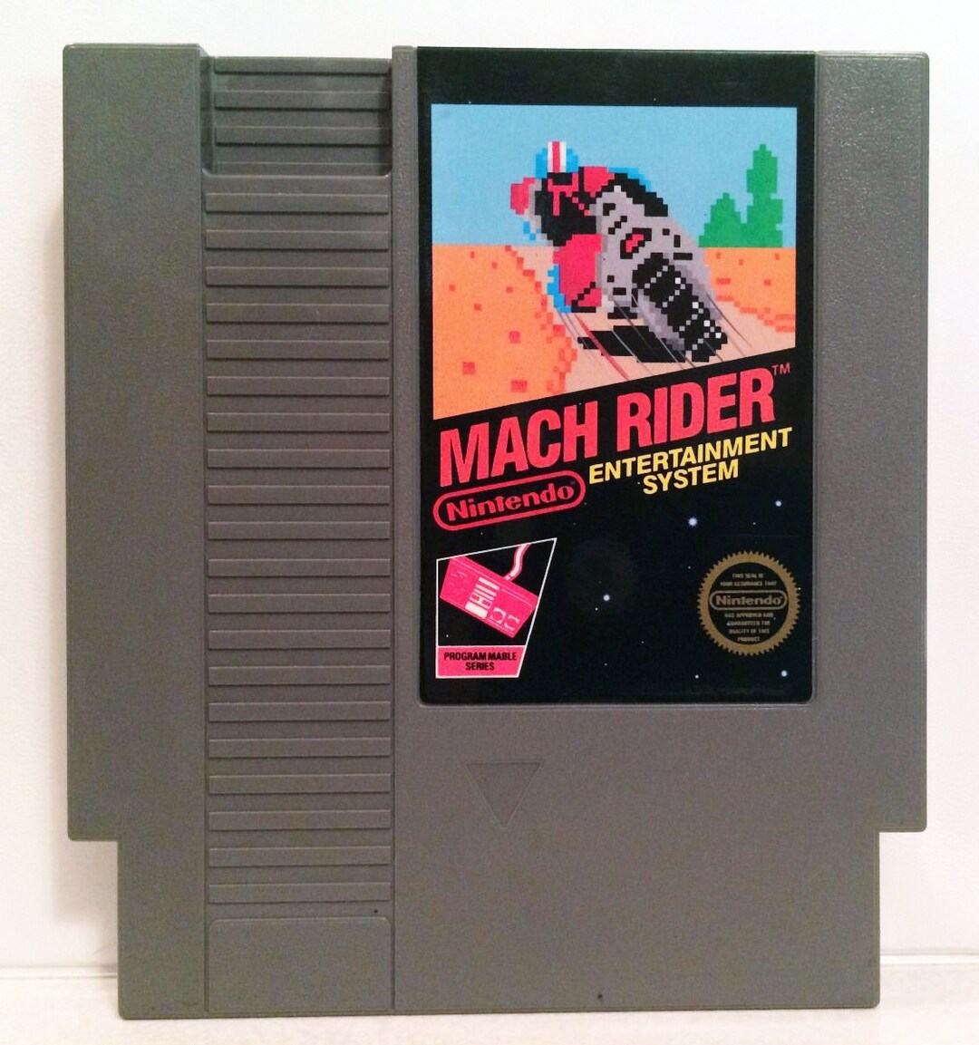Vintage Nintendo NES Mach Rider Racing Video Game 1985 - Etsy