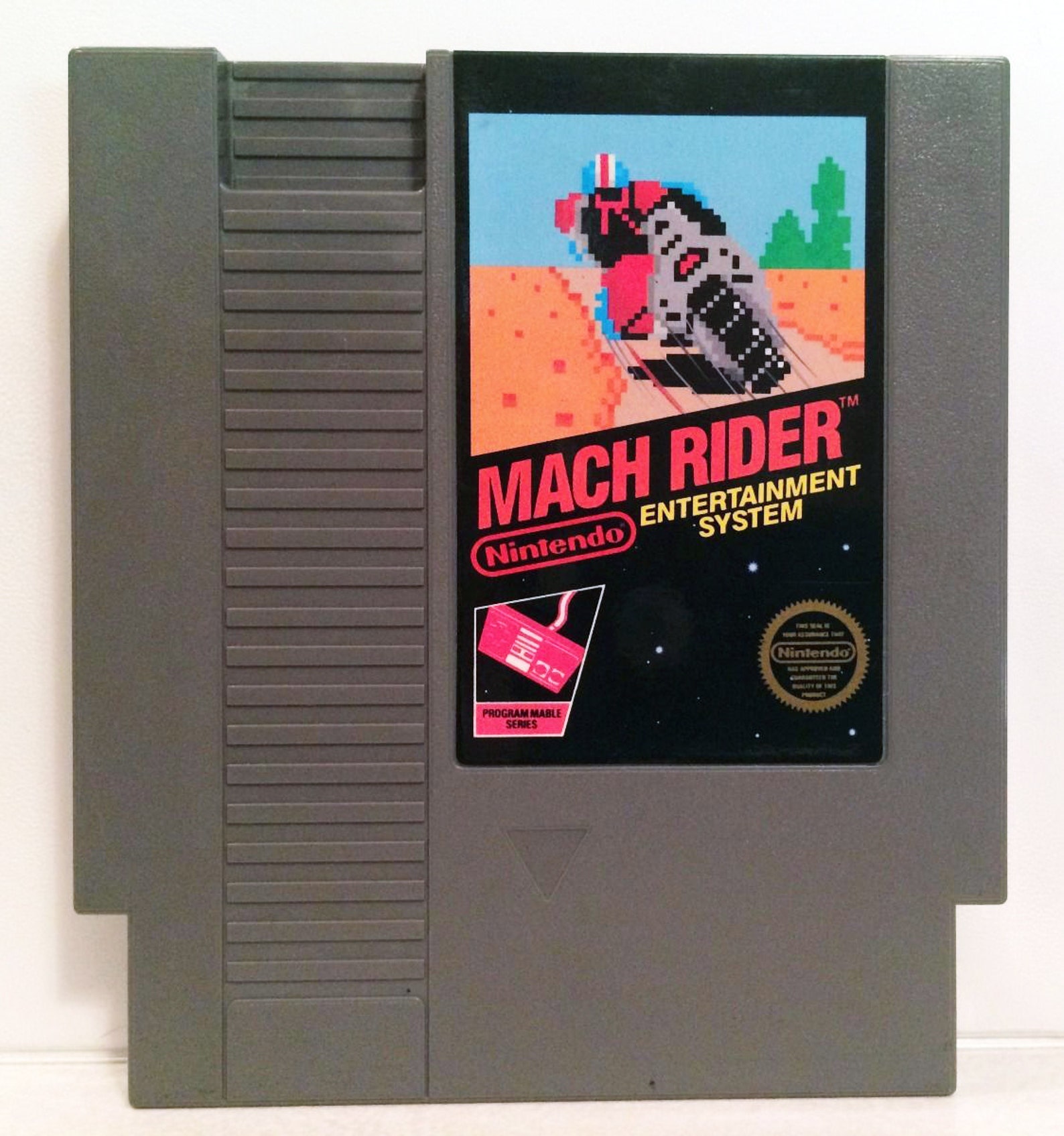 Vintage Nintendo NES Mach Rider Racing Video Game 1985 - Etsy