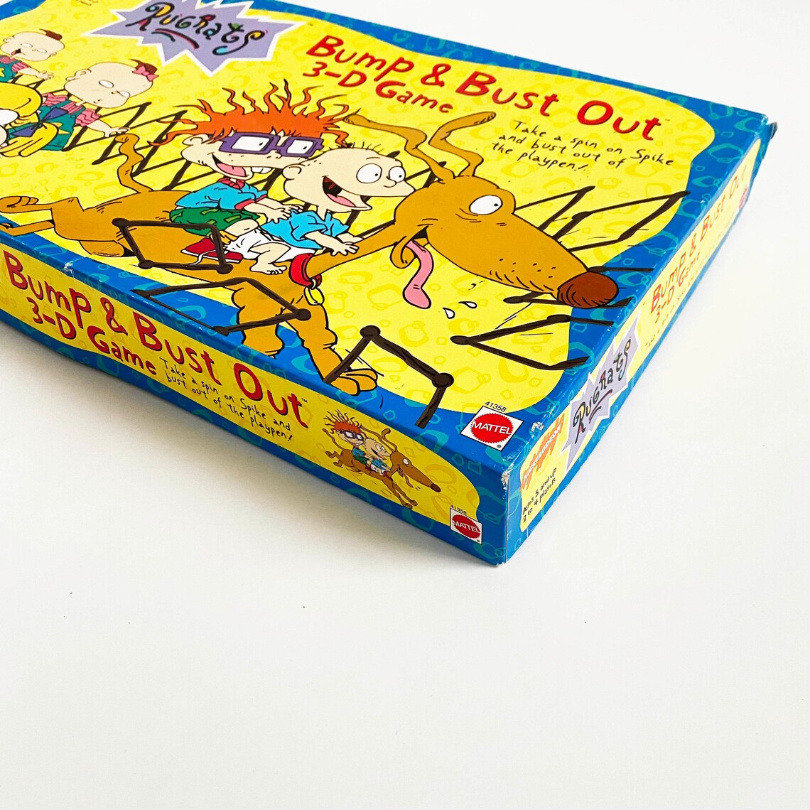Vintage 1997 Nickelodeon Rugrats Bump & Bust Out 3-D Board Game 90s ...