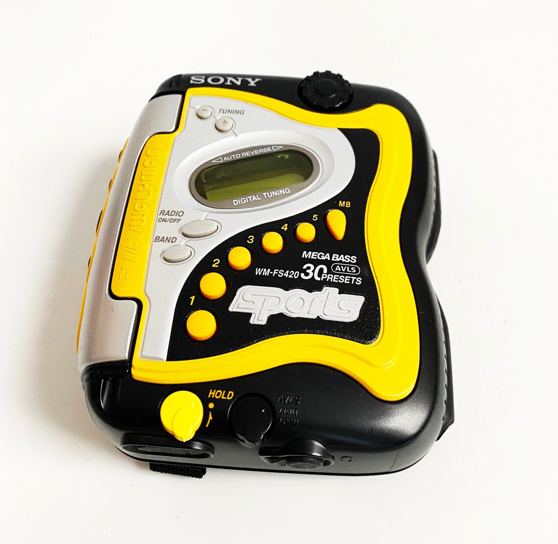 Vintage Sony Sports Walkman WM-FS420 Cassette Player Alarm - Etsy