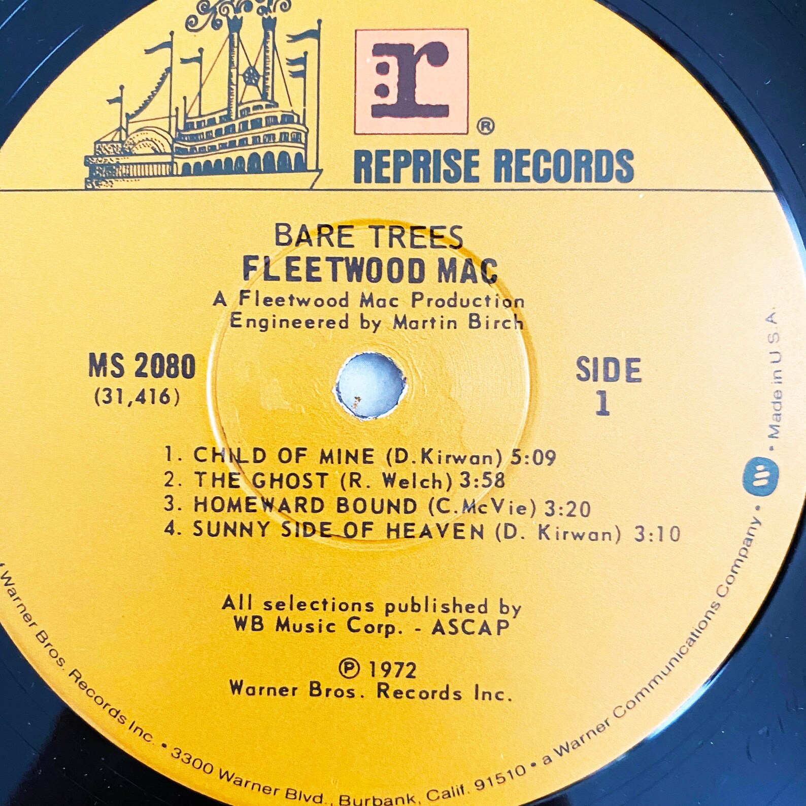 Vintage Fleetwood Mac Bare Trees LP 1972 Record Album Vinyl 12" Dreams ...