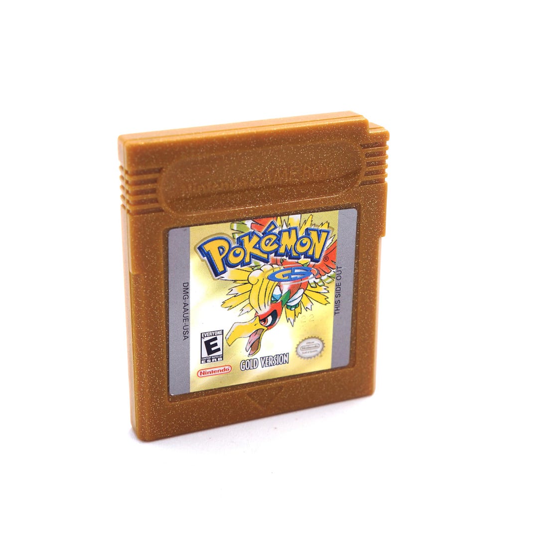 Authentic Nintendo Pokemon Gold Version Game Boy Color Video Game 2000 ...