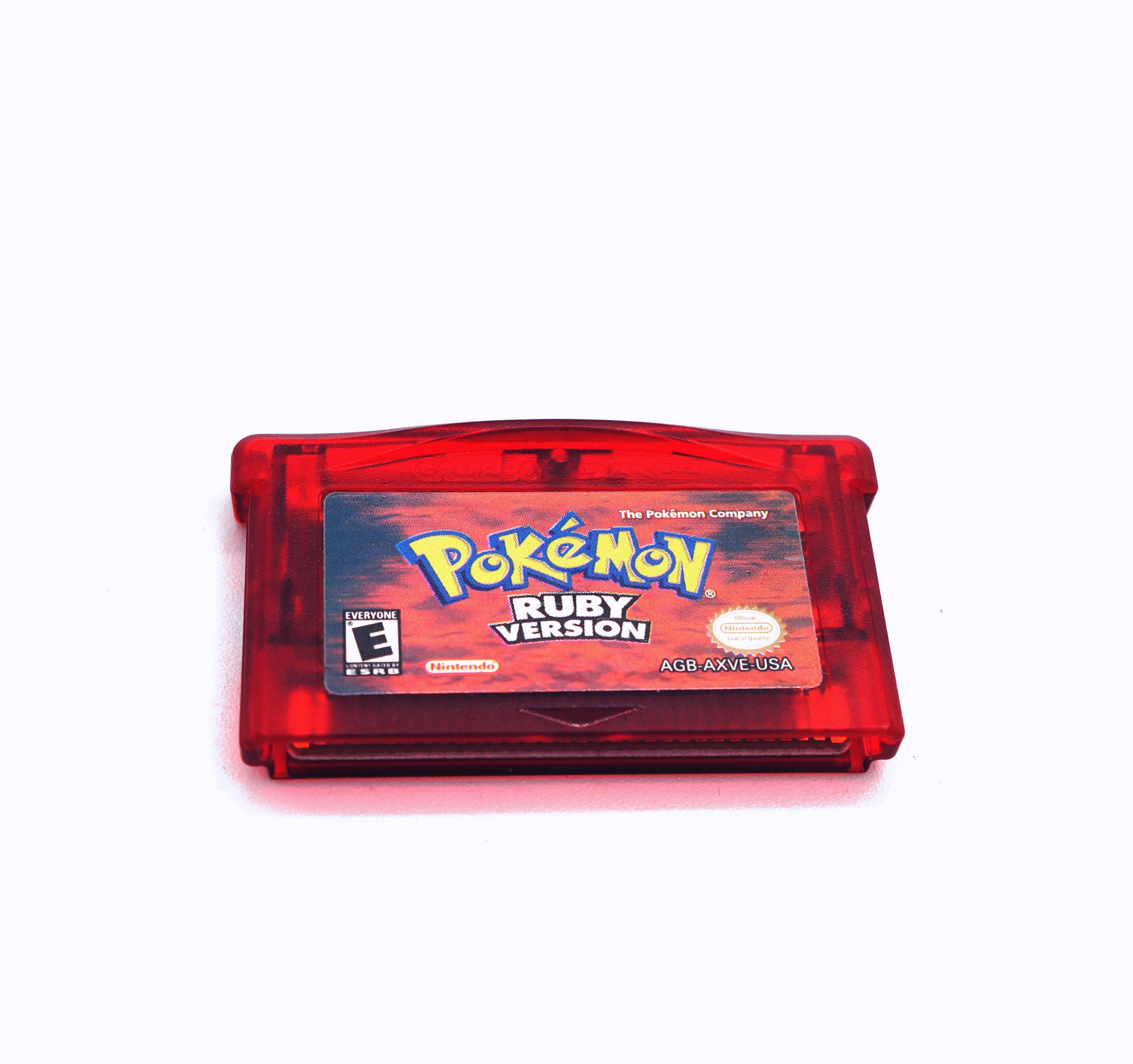 Authentic Nintendo Pokemon Ruby Version Game Boy Advance GBA Video Game ...