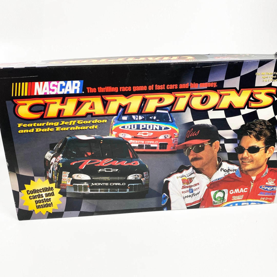 Vintage 1998 Nascar Champions Board Game Dale Earnhardt Jeff Gordon 100 ...
