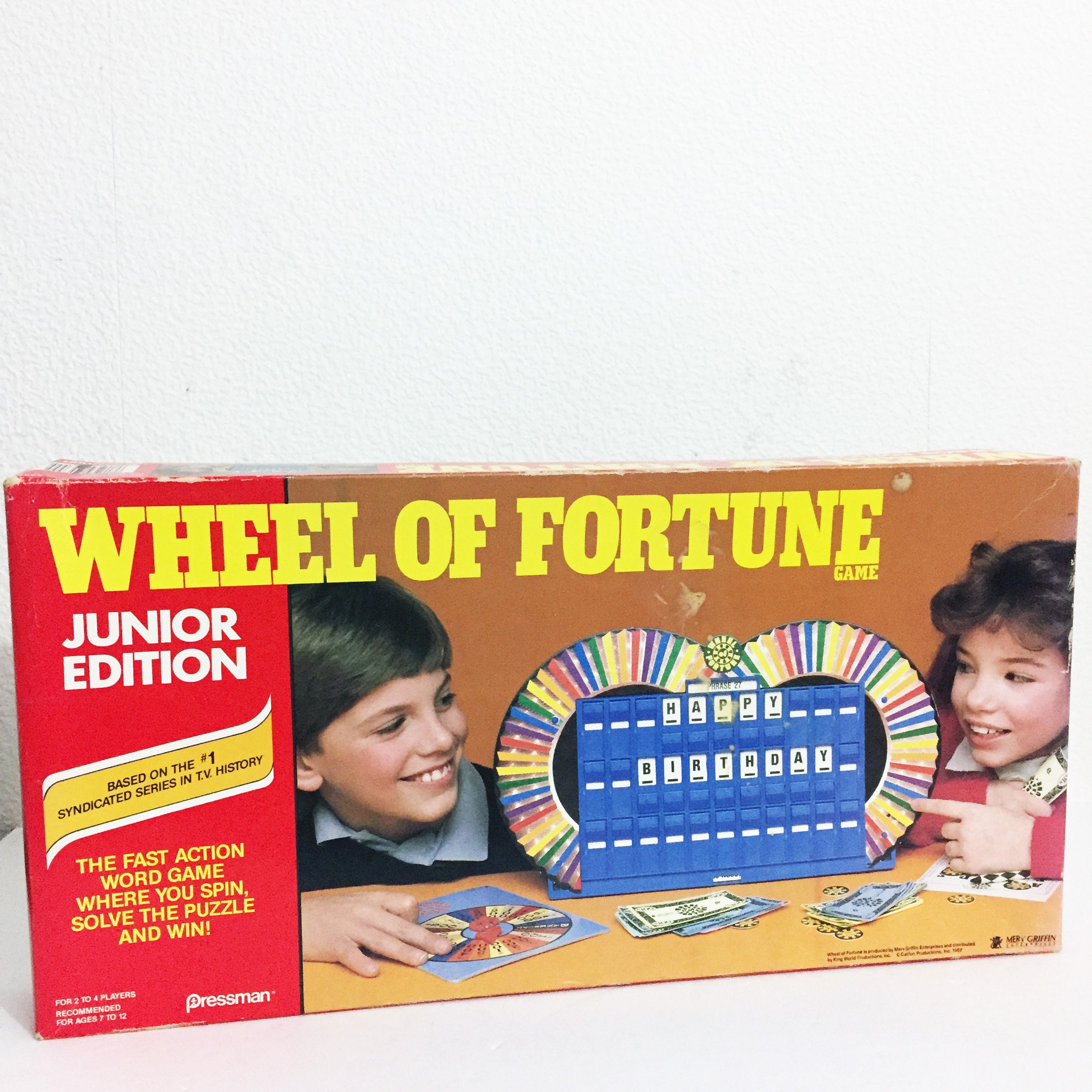 Game Pieces Vintage Wheel of Fortune Board Game Toys & Games etna.com.pe