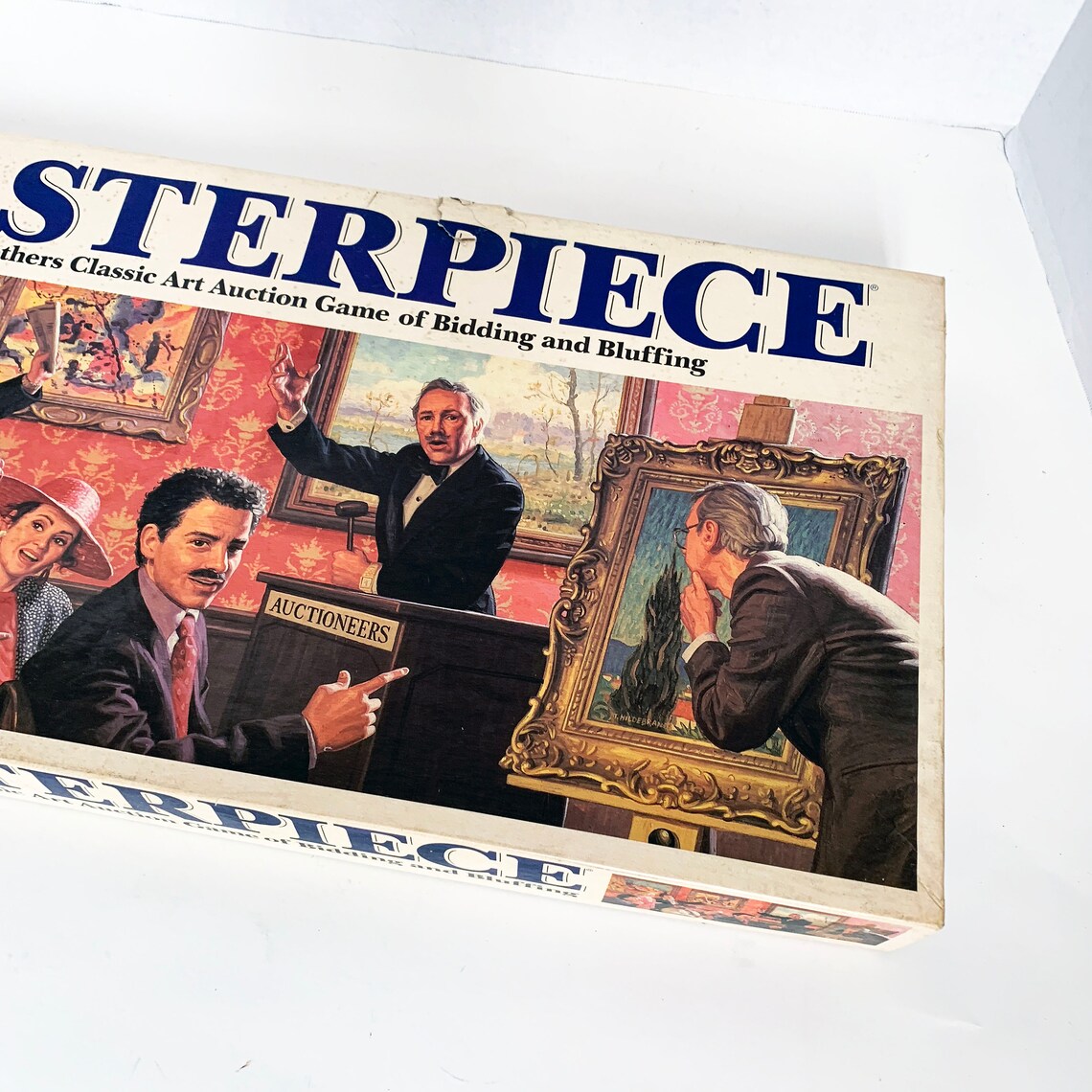 Vintage Masterpiece Art Auction Board Game Tested Complete - Etsy