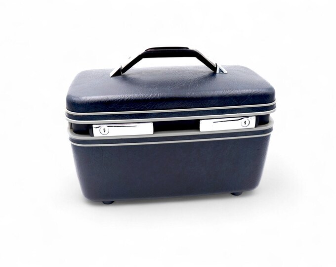 Vintage Samsonite Carrypak 12 Hard Shell Train Case Make-up Case ...