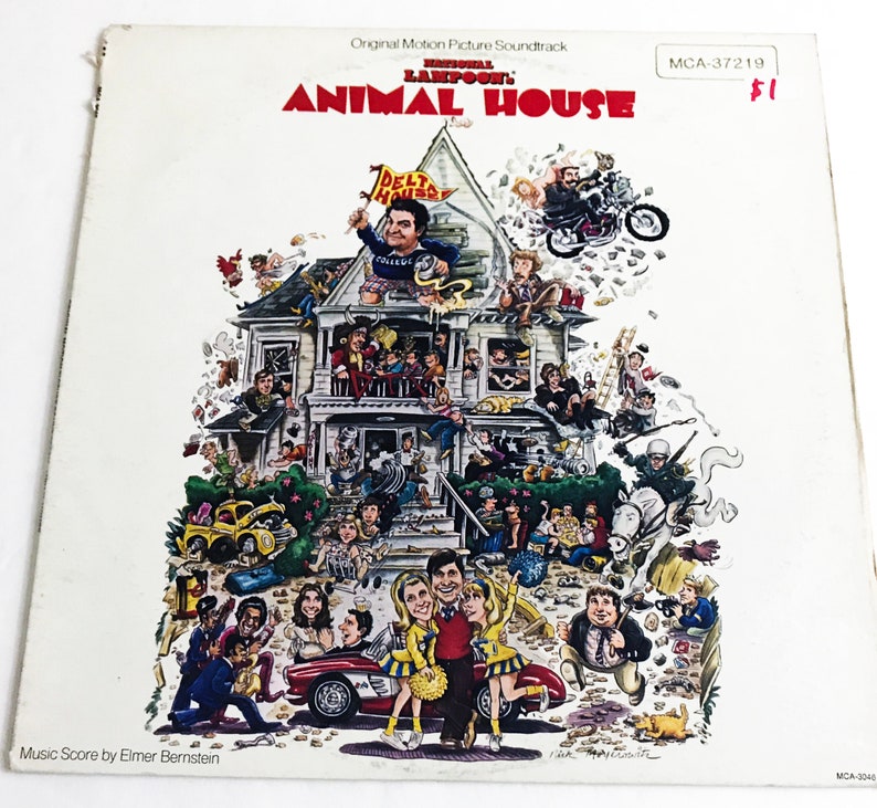 Vintage National Lampoons Animal House Soundtrack Motion Picture LP ...