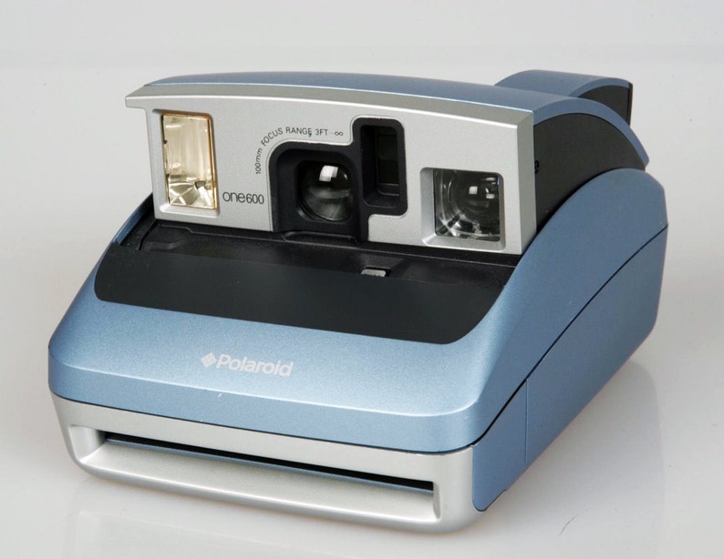 Polaroid One 600 Slate Blue Instant Film Camera Tested and | Etsy