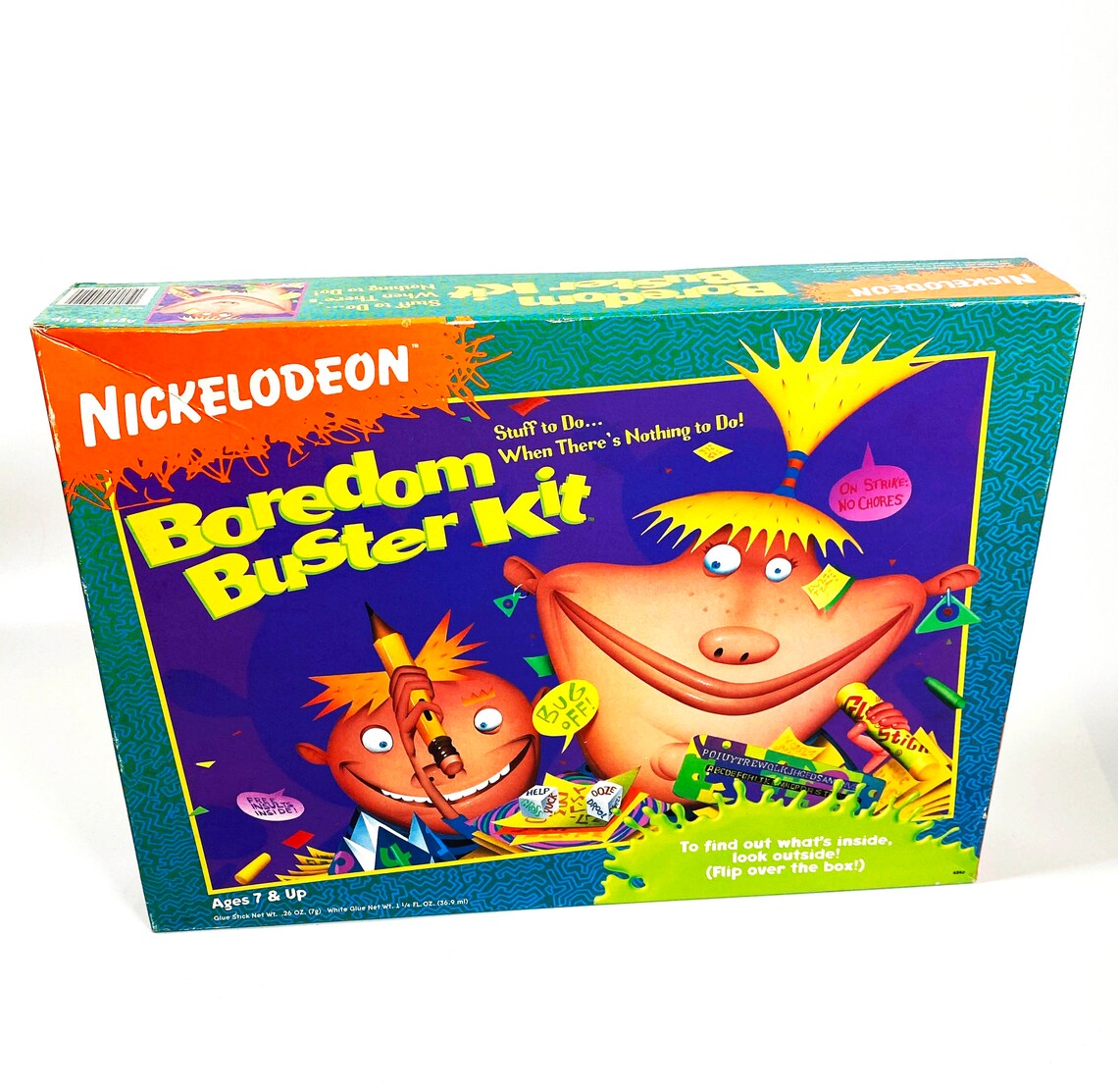 Vintage Nickelodeon Boredom Buster Kit Board Game 100% - Etsy
