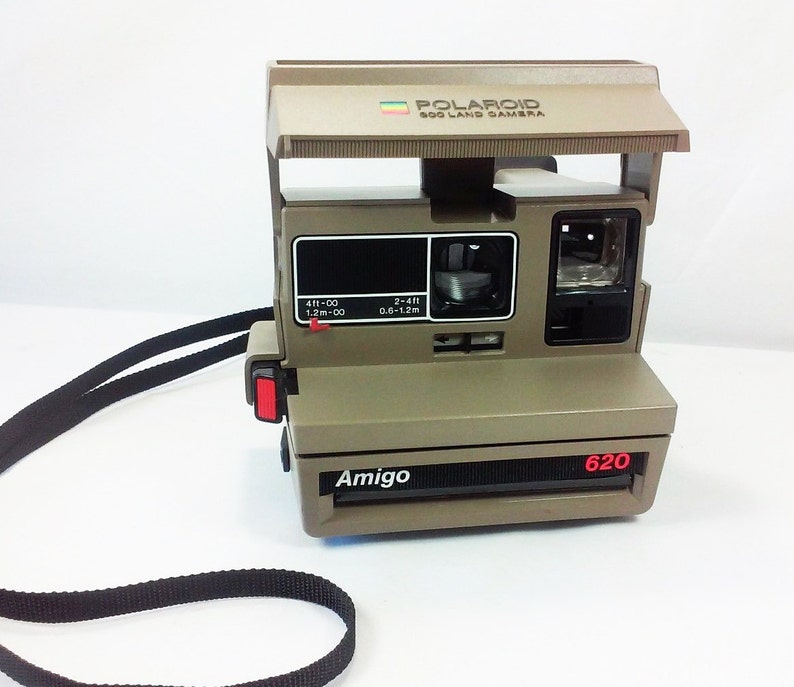 Vintage Polaroid Amigo 620 Instant Camera Tested Photography 1980s Tan ...
