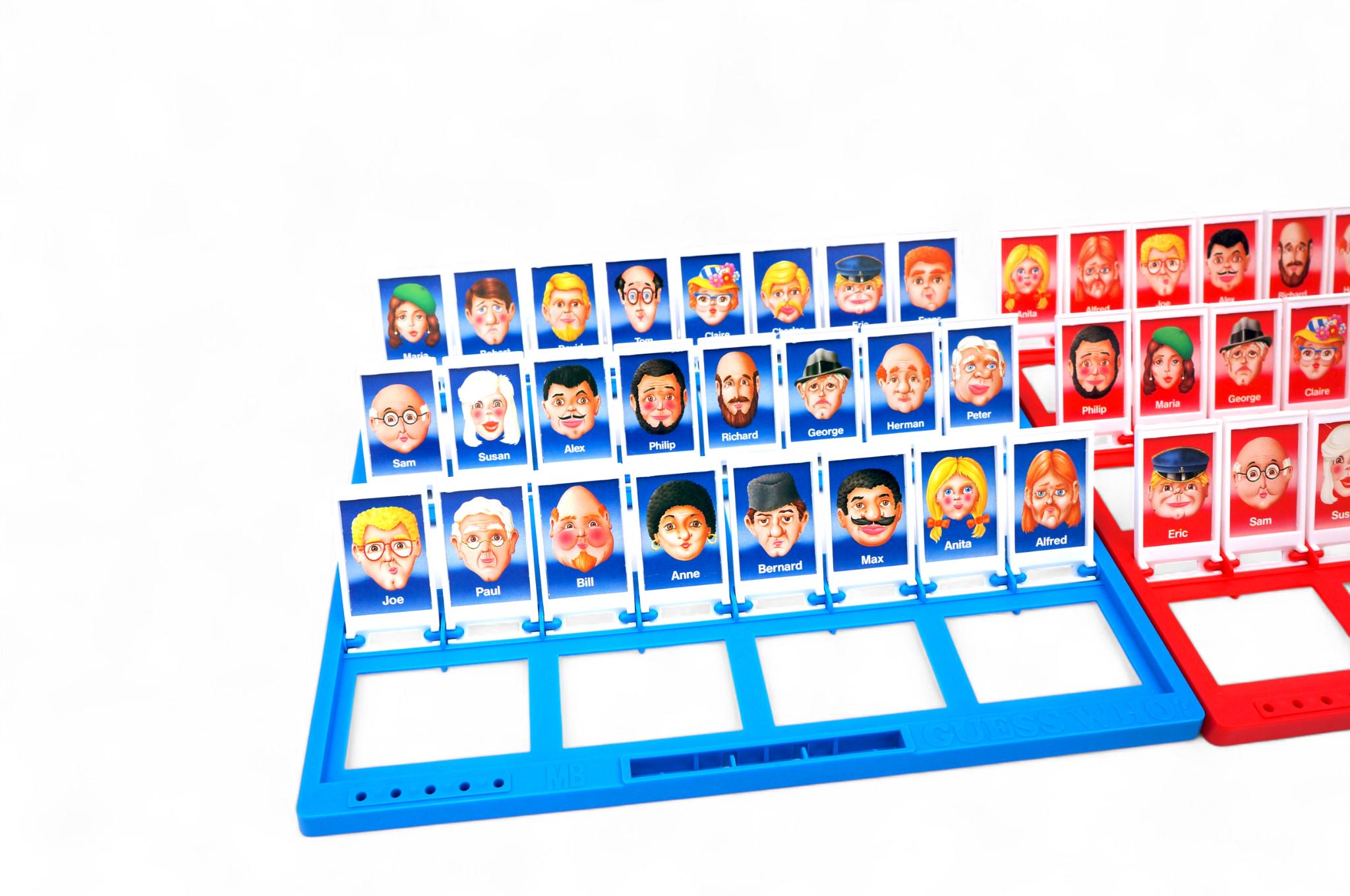 Vintage Guess Who Board Game Milton Bradley Complete 1987 80s Games 90s ...