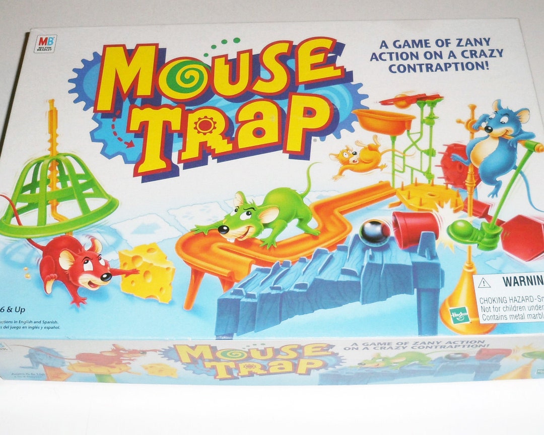 Vintage Mouse Trap Game by Milton Bradley Complete and Excellent ...