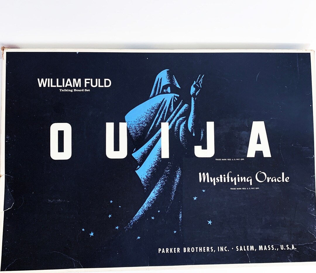 Vintage 1950s Ouija Board William Fuld Salem Mass With Planchette Weegy ...