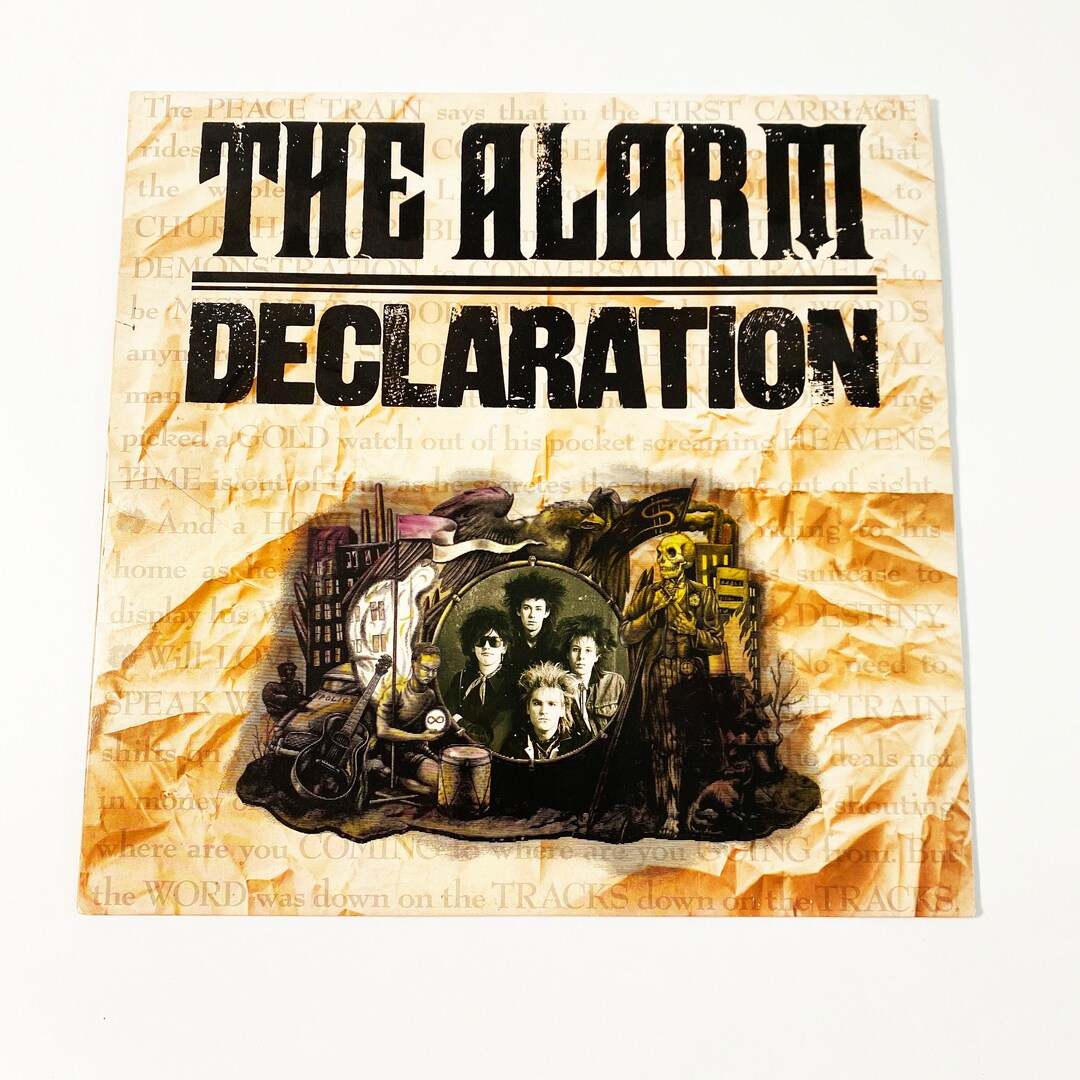 Vintage the Alarm Declaration Original Press 1984 LP Vinyl Album Record ...